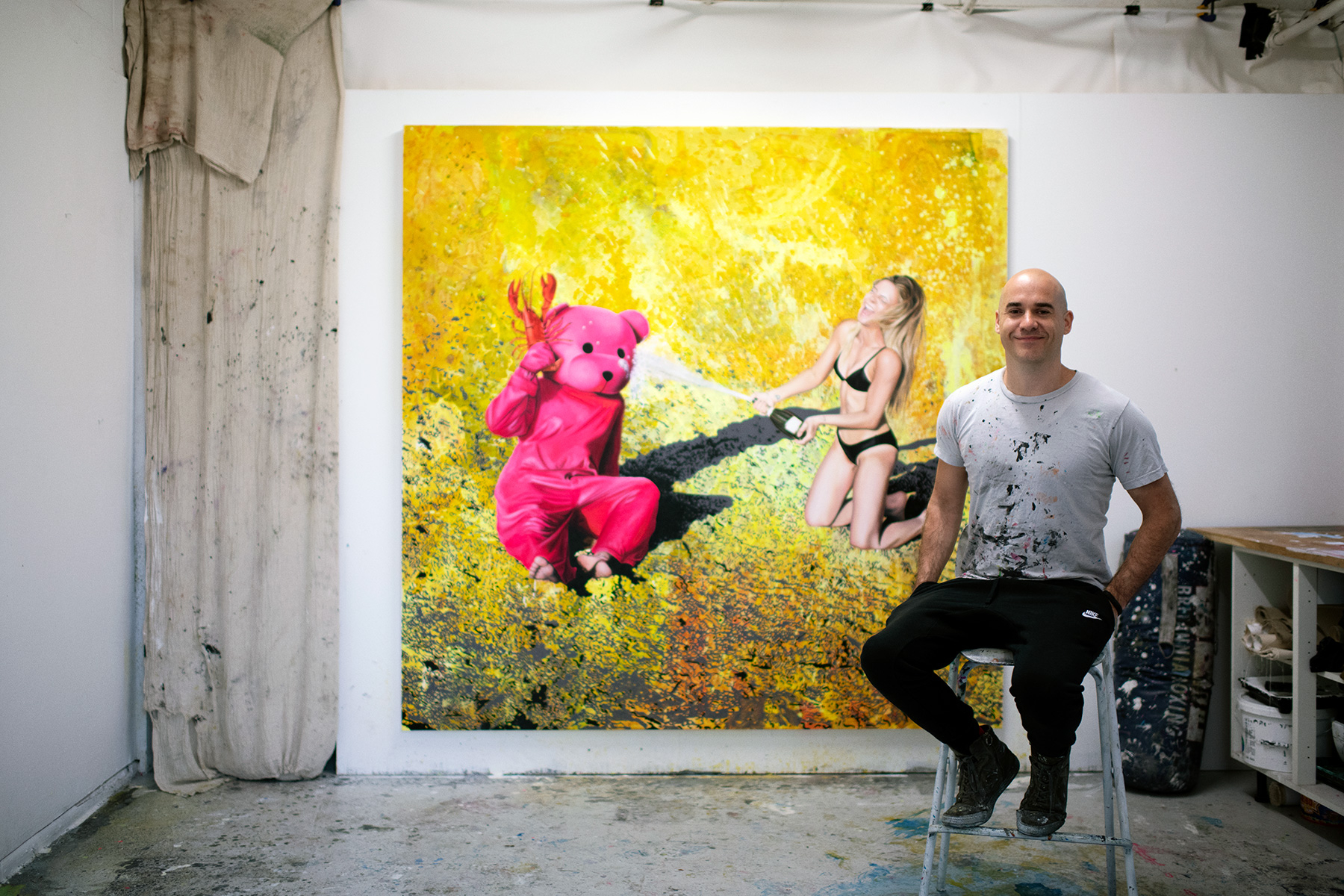 In Action Photos | LUAP | Paul Robinson | Contemporary Fine Artist